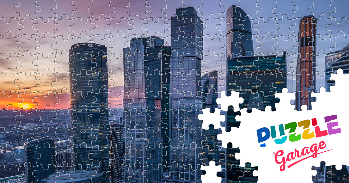Business center Moscow-City Jigsaw Puzzle (Countries, Russia) | Puzzle ...