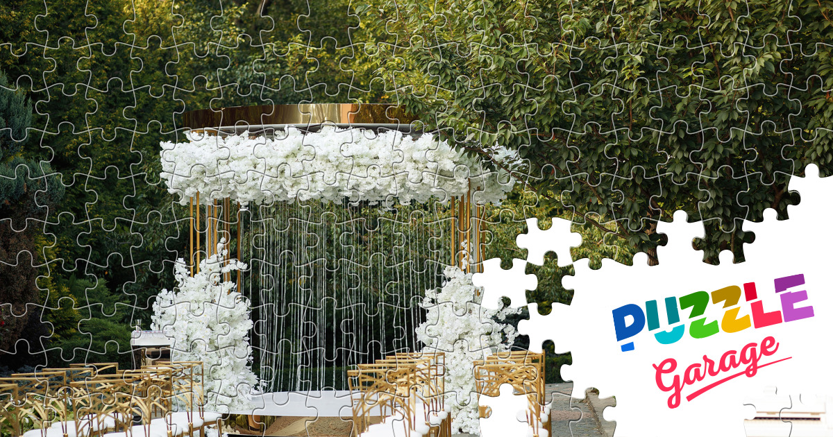 Wedding ceremony in nature Jigsaw Puzzle (Holidays, Wedding) | Puzzle ...