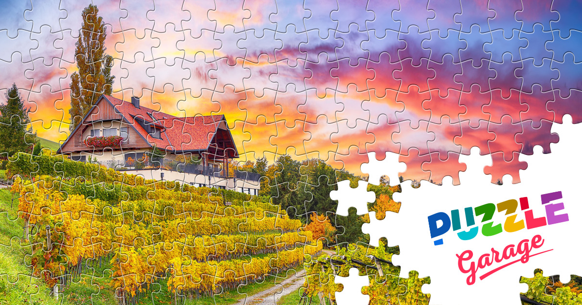 Vineyards of Gamlitz Jigsaw Puzzle (Countries, Austria) | Puzzle Garage