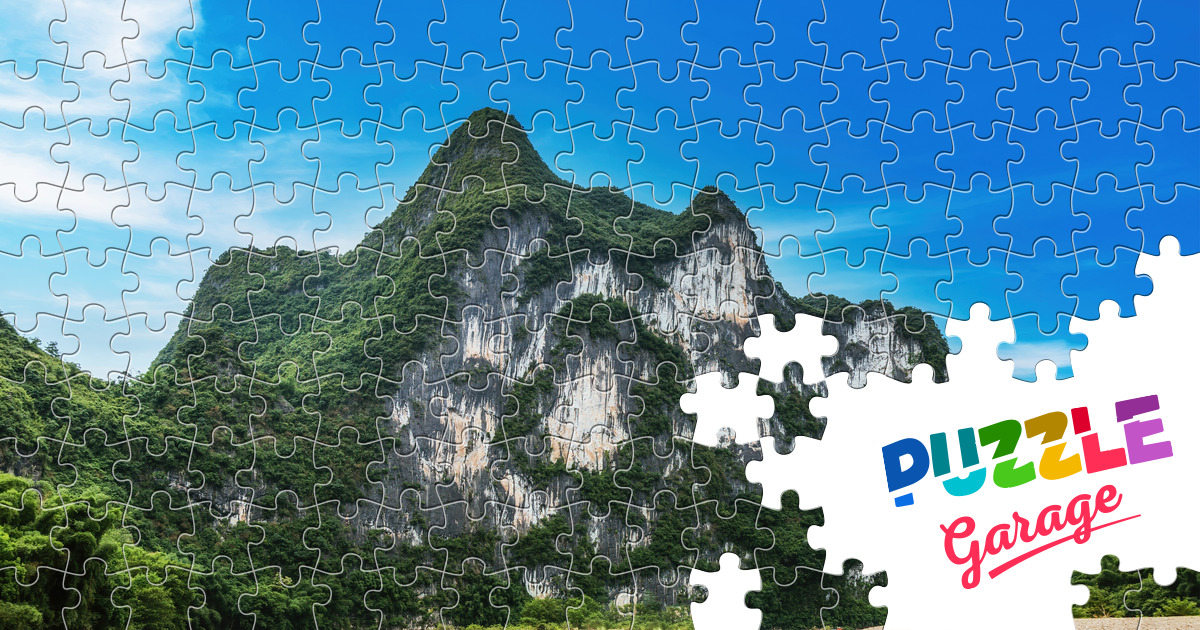 Mountains near Guilin Jigsaw Puzzle (Nature, Mountains) | Puzzle Garage