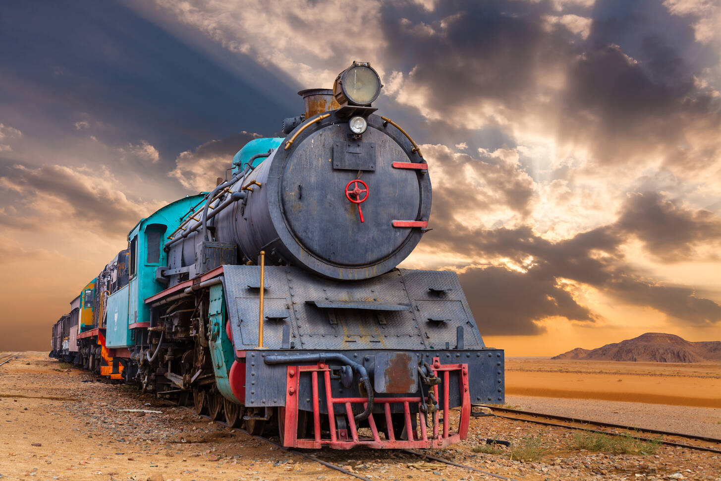 Train in the desert Jigsaw Puzzle (Technics, Trains) | Puzzle Garage