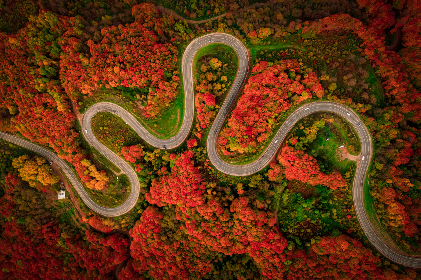 Top view of the mountain road Jigsaw Puzzle (Architecture, Roads ...