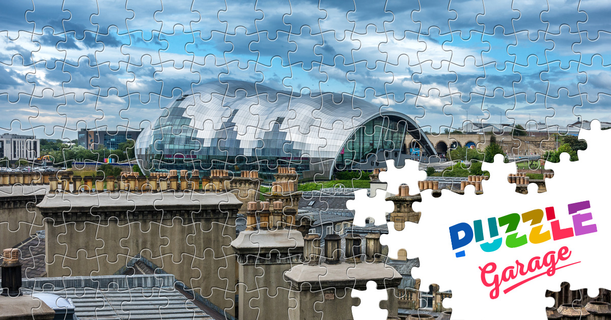View of Sage Gateshead Jigsaw Puzzle (Countries, Great Britain ...