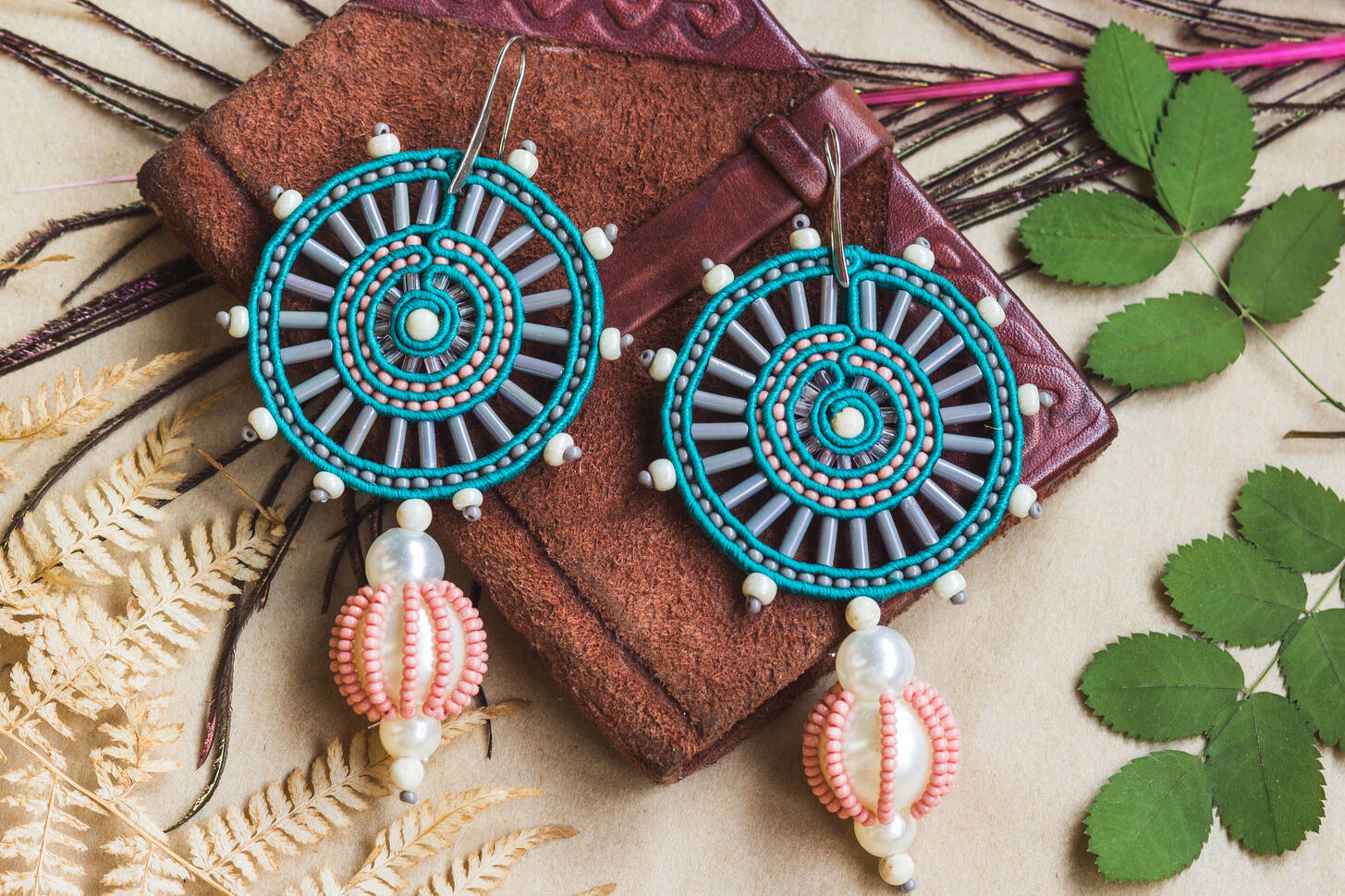 Beaded earrings Jigsaw Puzzle (Home, Needlework) | Puzzle Garage