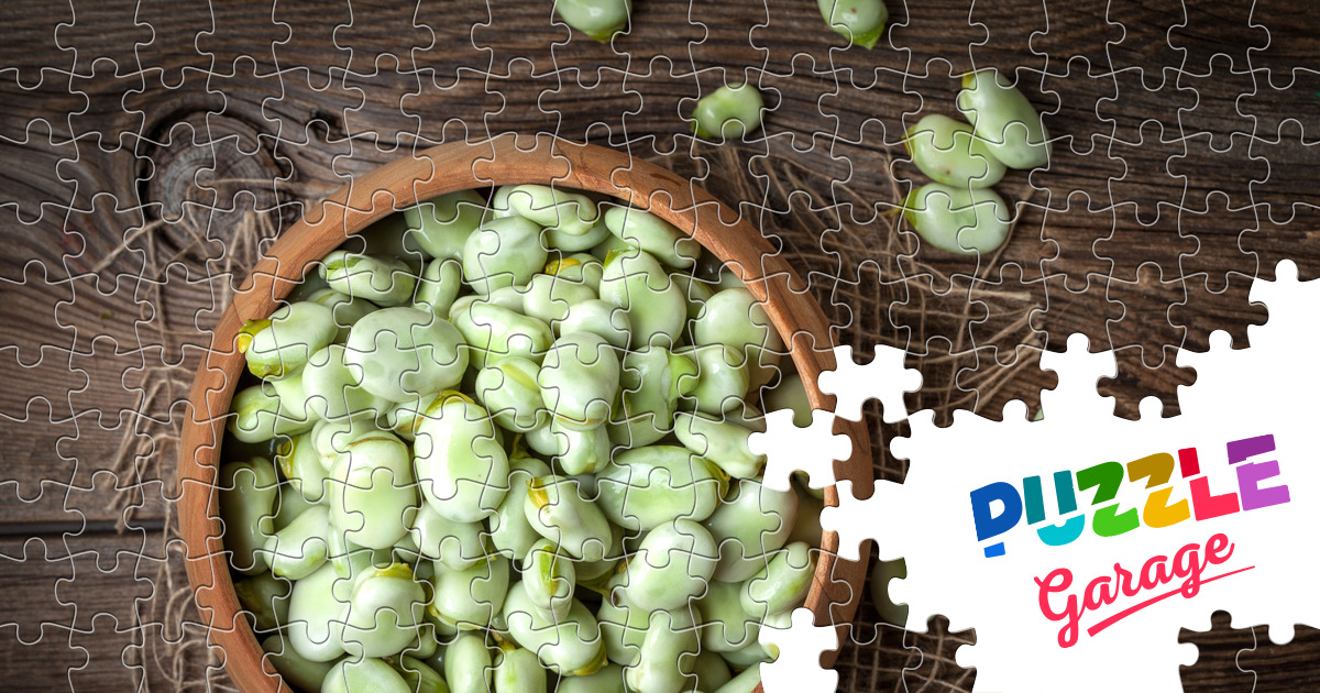 Beans in a bowl Jigsaw Puzzle (Plants, Vegetables) | Puzzle Garage