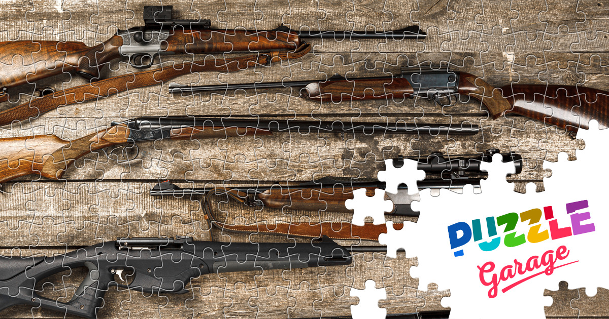 Hunting rifles Jigsaw Puzzle (Stuff, Weapons) | Puzzle Garage