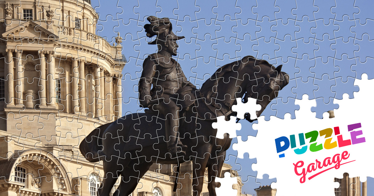 Monument to King Edward VII in Liverpool Jigsaw Puzzle (Countries ...