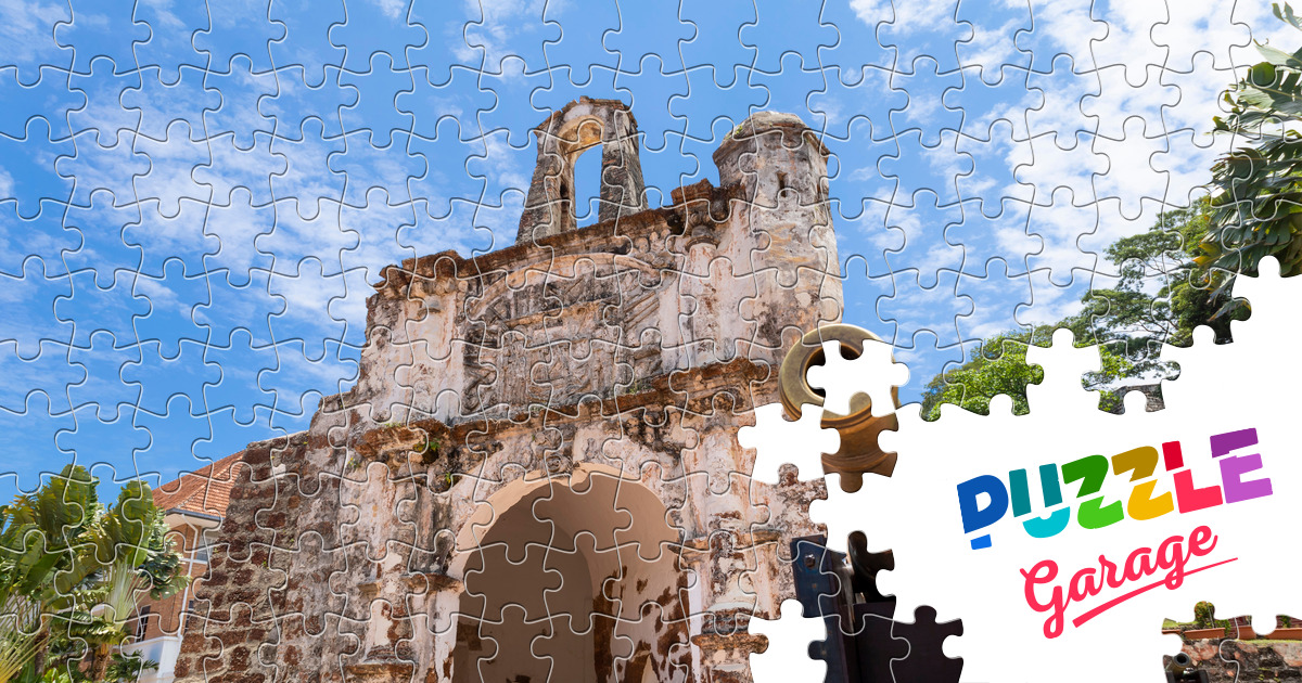 A Famosa Fortress in Malacca Jigsaw Puzzle (Countries, Malaysia ...