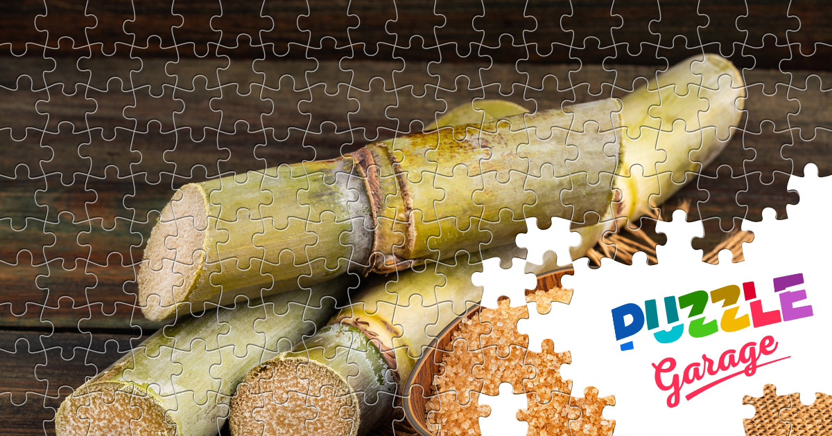 Sugarcane and brown sugar Jigsaw Puzzle (Home, Food) | Puzzle Garage