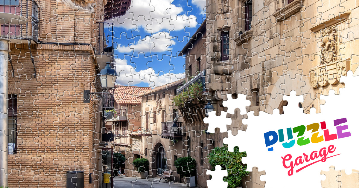 Park-Museum Spanish Village Jigsaw Puzzle (Countries, Spain) | Puzzle ...