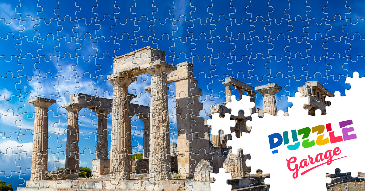 Temple of Aphaia Jigsaw Puzzle (Countries, Greece) | Puzzle Garage