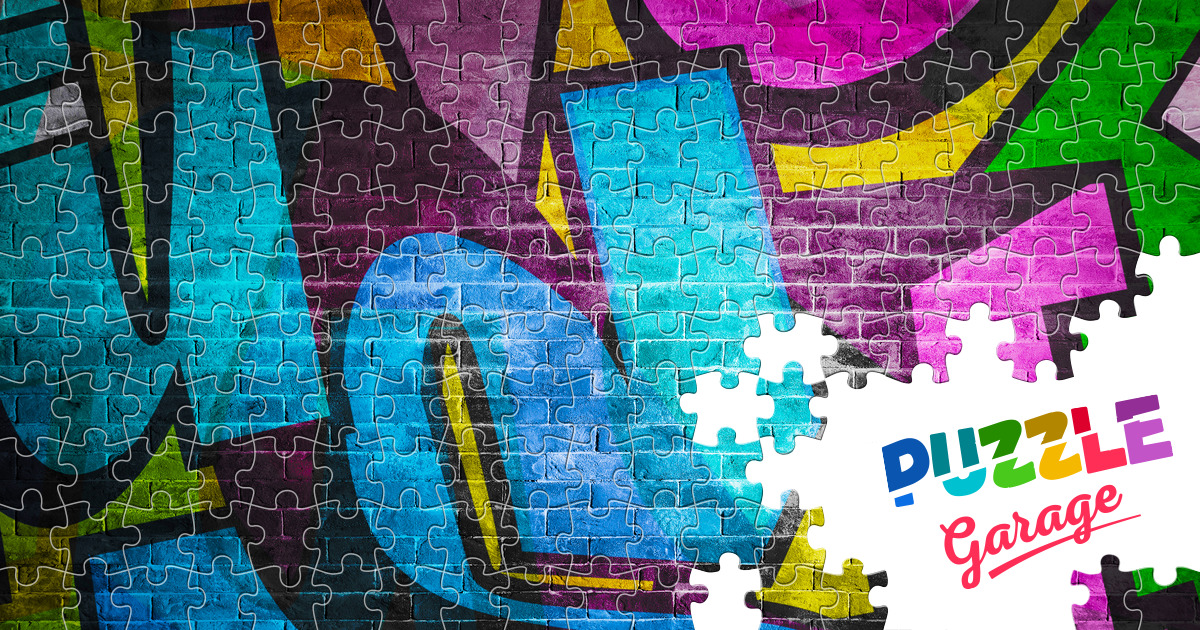 Colored graffiti Jigsaw Puzzle (Art, Graffiti) | Puzzle Garage