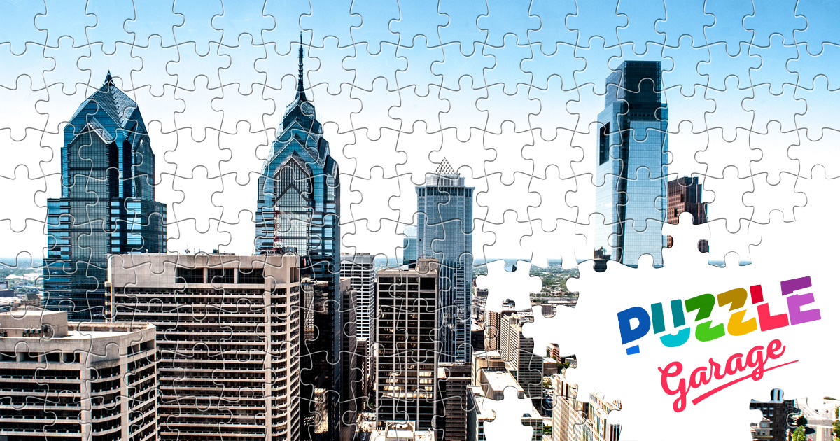 Skyscrapers of philadelphia Jigsaw Puzzle (Countries, USA) | Puzzle Garage