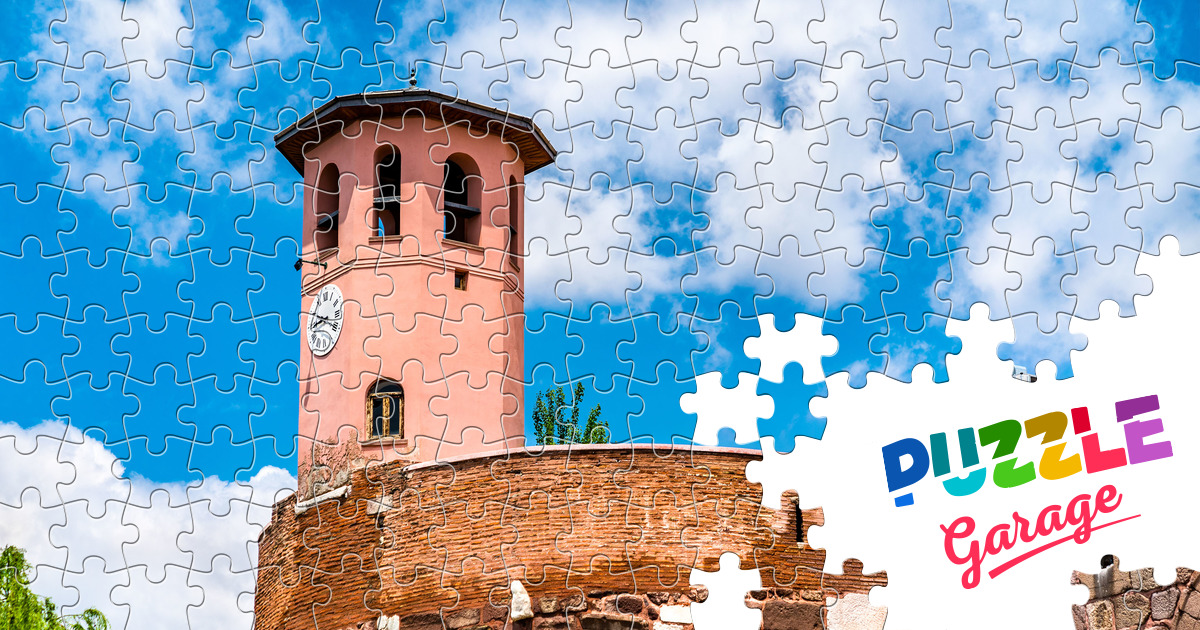 Clock tower in Ankara castle Jigsaw Puzzle (Countries, Turkey) | Puzzle ...