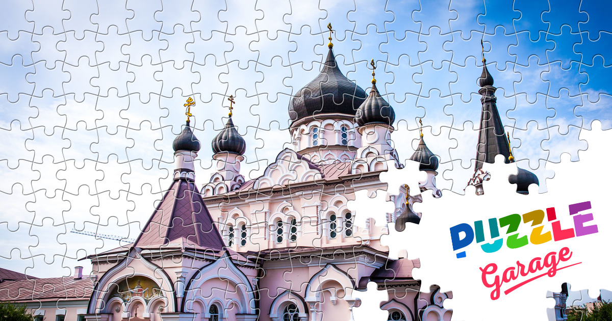 Intercession Monastery in Kiev Jigsaw Puzzle (Countries, Ukraine ...