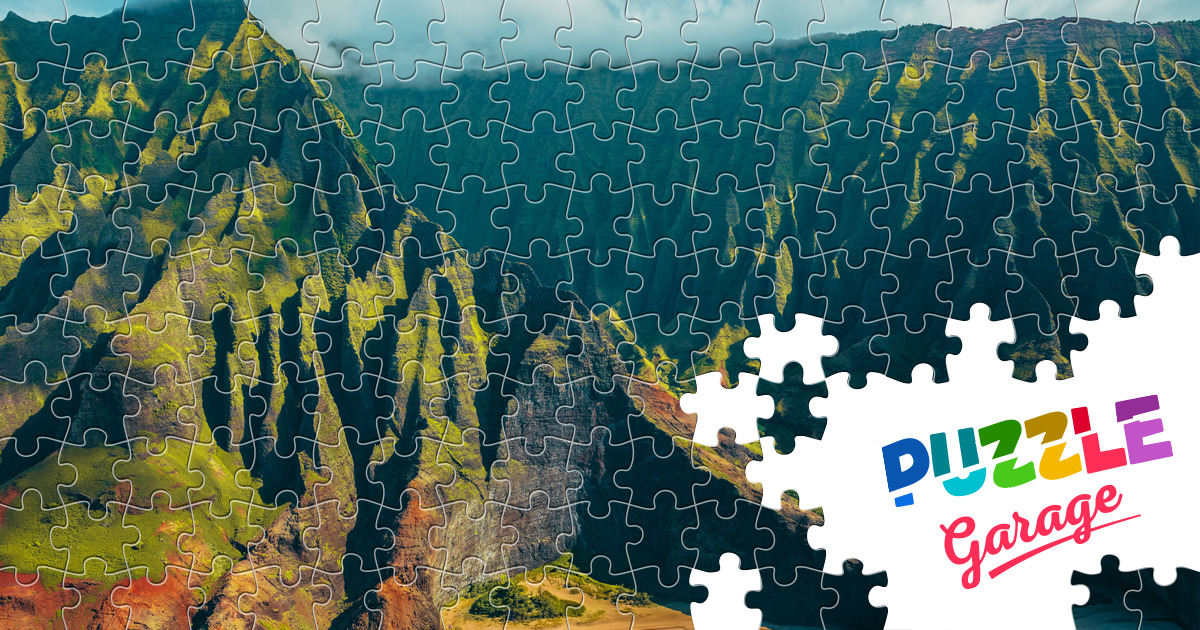 Coast Napali Jigsaw Puzzle (Countries, USA) | Puzzle Garage